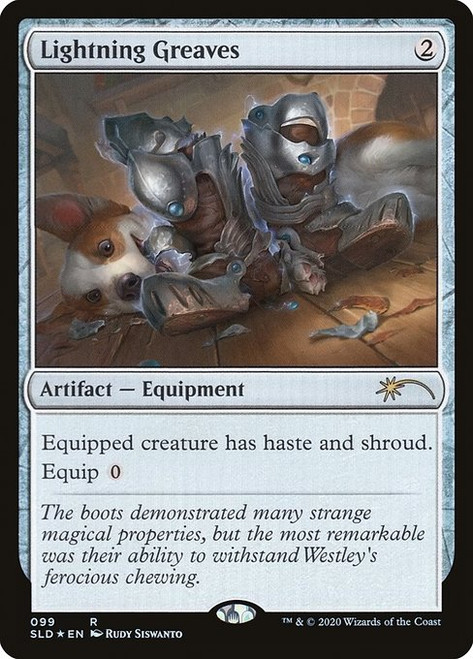 Lightning Greaves (SLD) (Foil) (#99) - MTG Pirulo