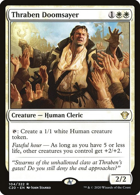 Thraben Doomsayer (C20) (#104) - MTG Pirulo