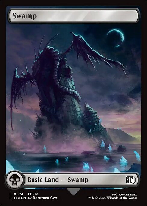 Swamp (FIN) (SurgeFoil) (Full Art) (#574) - MTG Pirulo