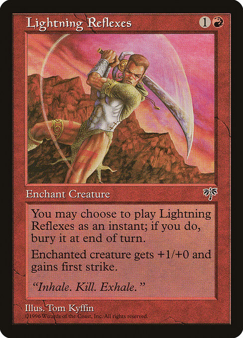Lightning Reflexes (MIR) (#186) - MTG Pirulo