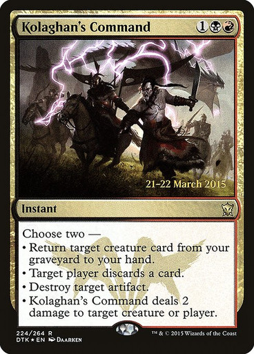 Kolaghan's Command (PDTK) (Foil) (#224s) - MTG Pirulo