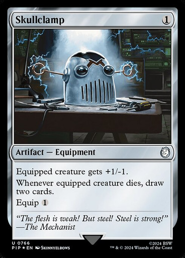 Skullclamp (PIP) (SurgeFoil) (#766) - MTG Pirulo