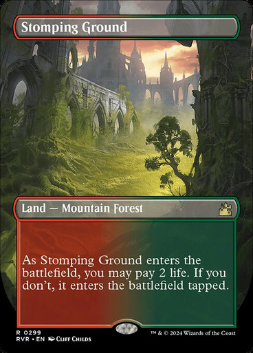 Stomping Ground (RVR) (Borderless) (#299) - MTG Pirulo