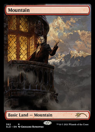 Mountain (SLD) (Foil) (Full Art) (#362) - MTG Pirulo