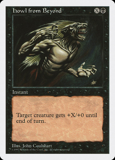Howl from Beyond (5ED) (#168) - MTG Pirulo