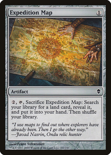 Expedition Map (ZEN) (Foil) (#201) - MTG Pirulo