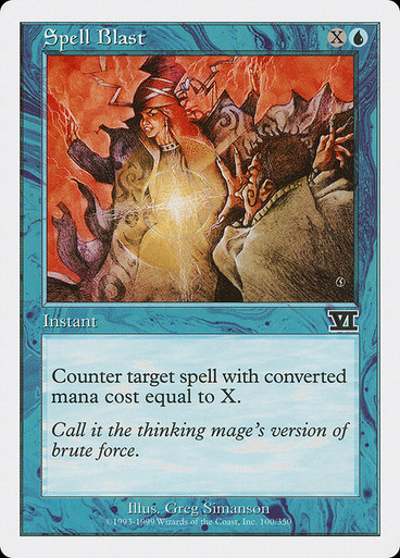 Spell Blast (6ED) (#100) - MTG Pirulo