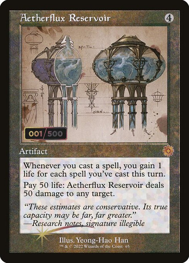 Aetherflux Reservoir (BRR) (Double Rainbow) (#65z) - MTG Pirulo