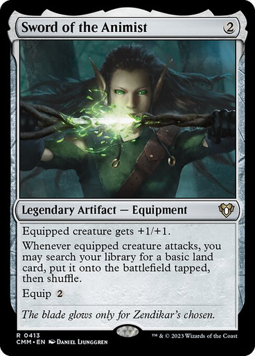 Sword of the Animist (CMM) (#413) - MTG Pirulo