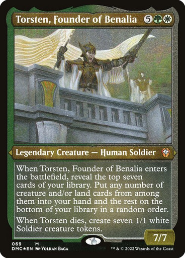 Torsten, Founder of Benalia (DMC) (FoilEtched) (#69) - MTG Pirulo