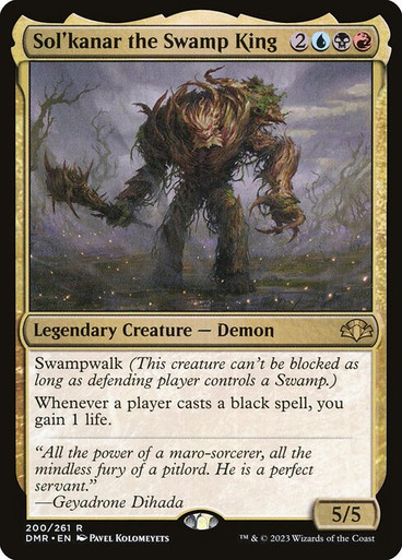 Sol'kanar the Swamp King (DMR) (Foil) (#200) - MTG Pirulo