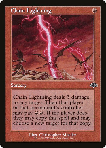Chain Lightning (DMR) (#316) - MTG Pirulo