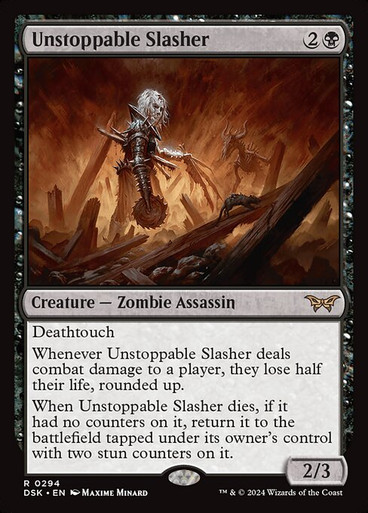 Unstoppable Slasher (DSK) (#294) - MTG Pirulo