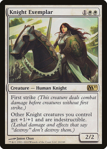 Knight Exemplar (M11) (Foil) (#20) - MTG Pirulo