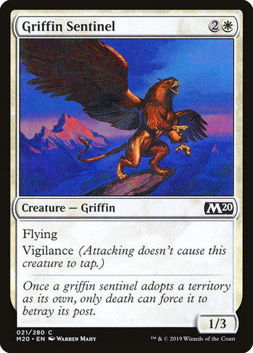 Griffin Sentinel (M20) (#21) - MTG Pirulo