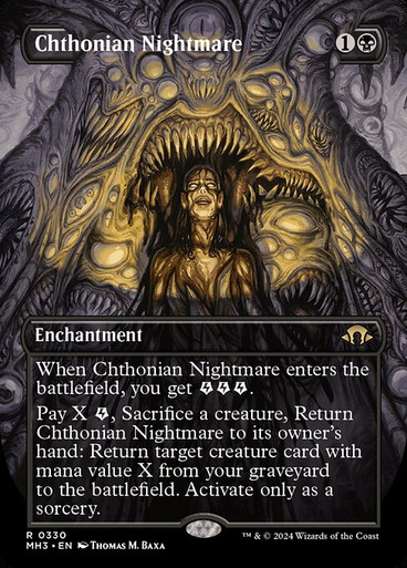 Chthonian Nightmare (MH3) (Borderless) (#330) - MTG Pirulo