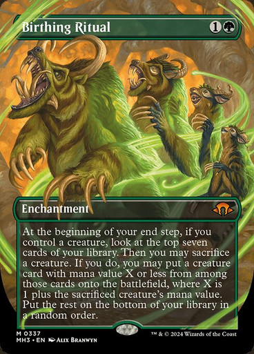 Birthing Ritual (MH3) (Borderless) (#337) - MTG Pirulo