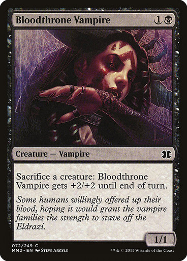 Bloodthrone Vampire (MM2) (#72) - MTG Pirulo