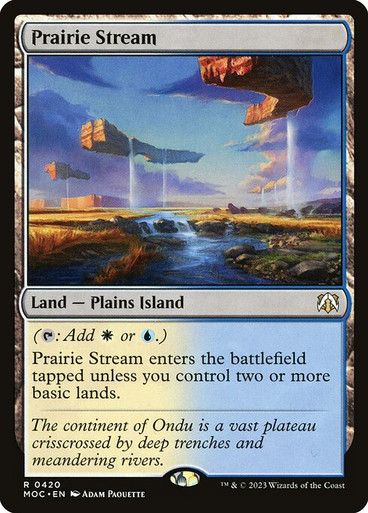 Prairie Stream (MOC) (#420) - MTG Pirulo