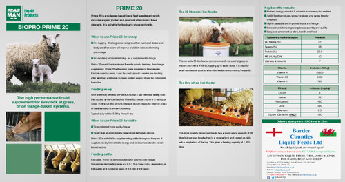 25 litres of PRIME 20 liquid feed/ molasses