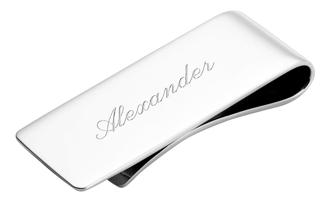 Sterling Silver Plain Money Clip - Cunill America, Inc