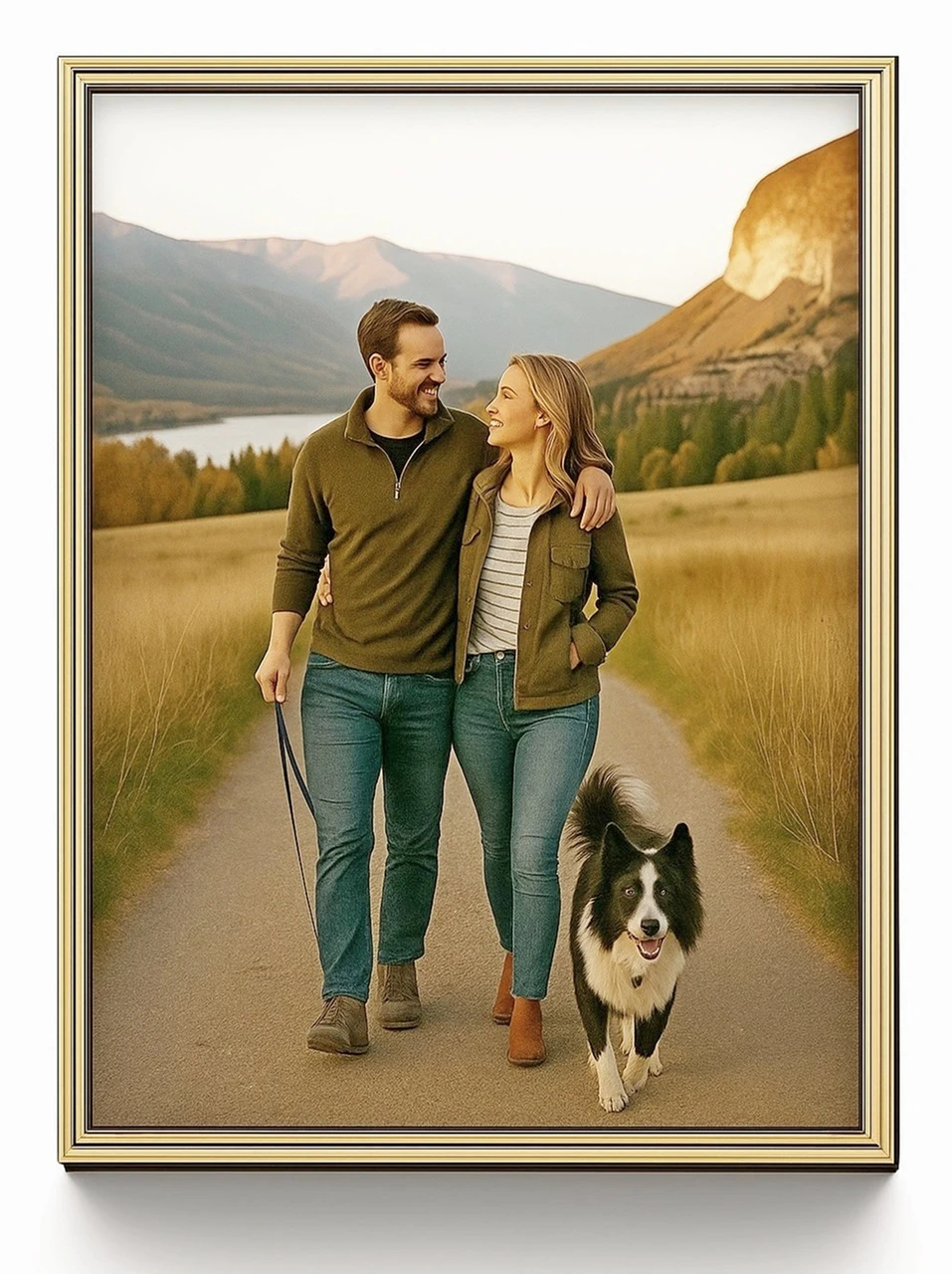 Lenora 24k Gold Plated 4x6 Picture Frame - Cunill America, Inc