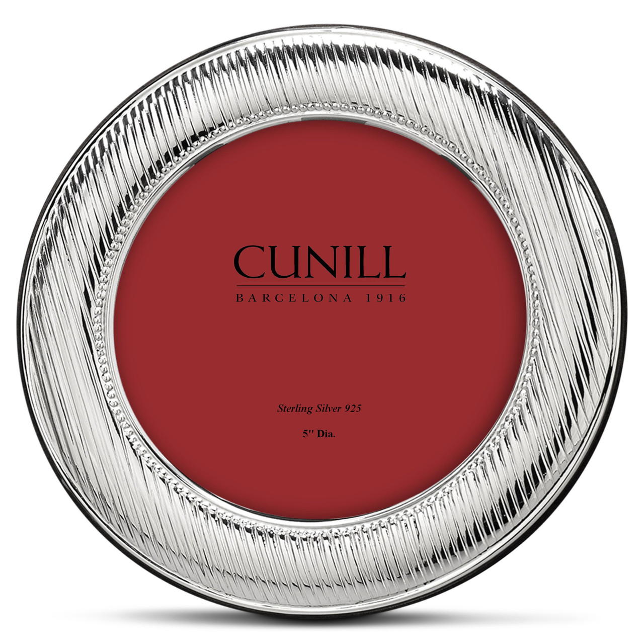 'Round Galaxy' 8x8 Sterling Silver Picture Frame - Cunill America, Inc