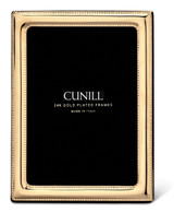 'Bead' 4x6 Gold Plated Picture Frame - Cunill America, Inc