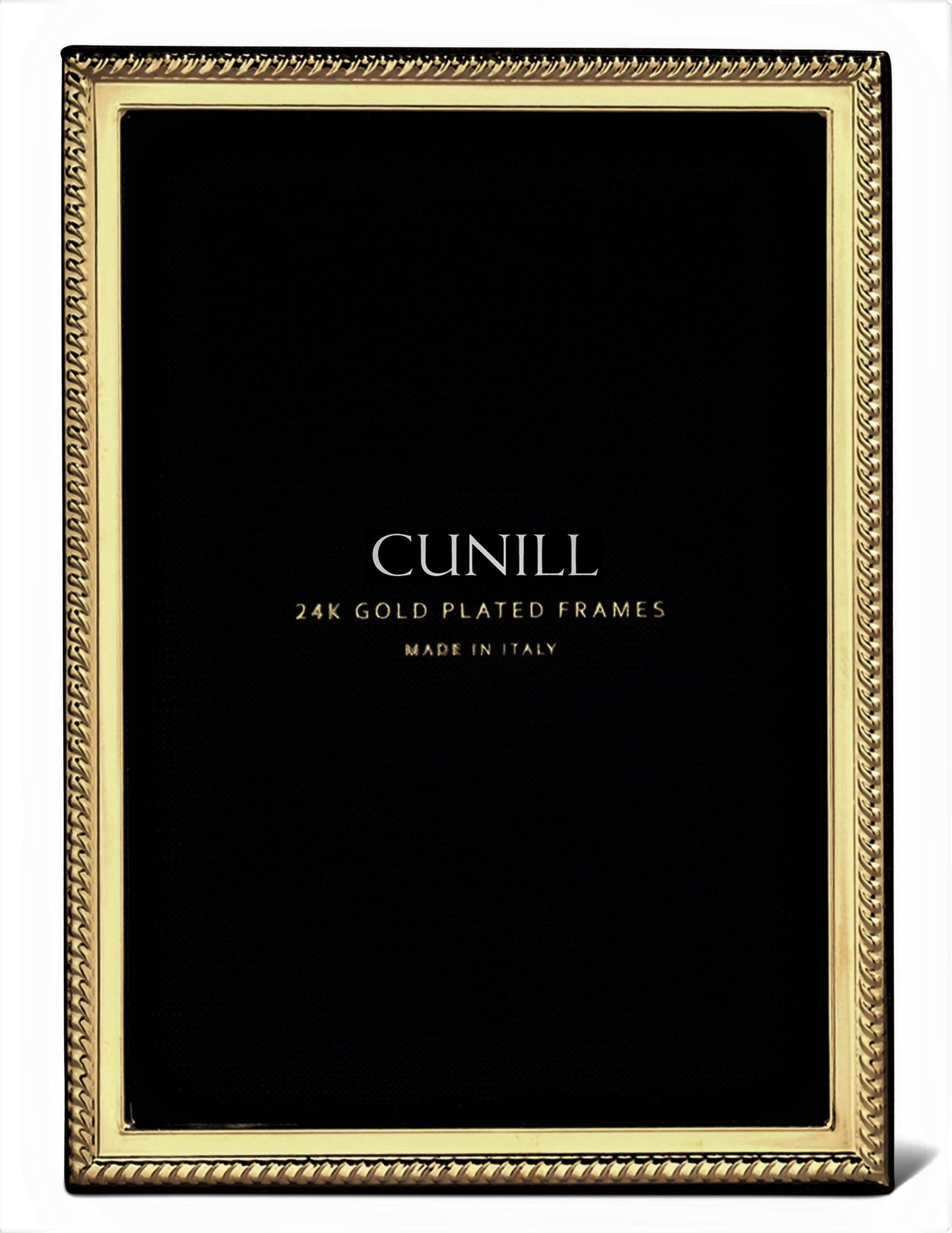 'Rope' 8x10 Gold Plated Picture Frame - Cunill America, Inc