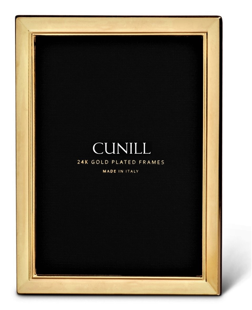 'Bead' 4x6 Gold Plated Picture Frame - Cunill America, Inc