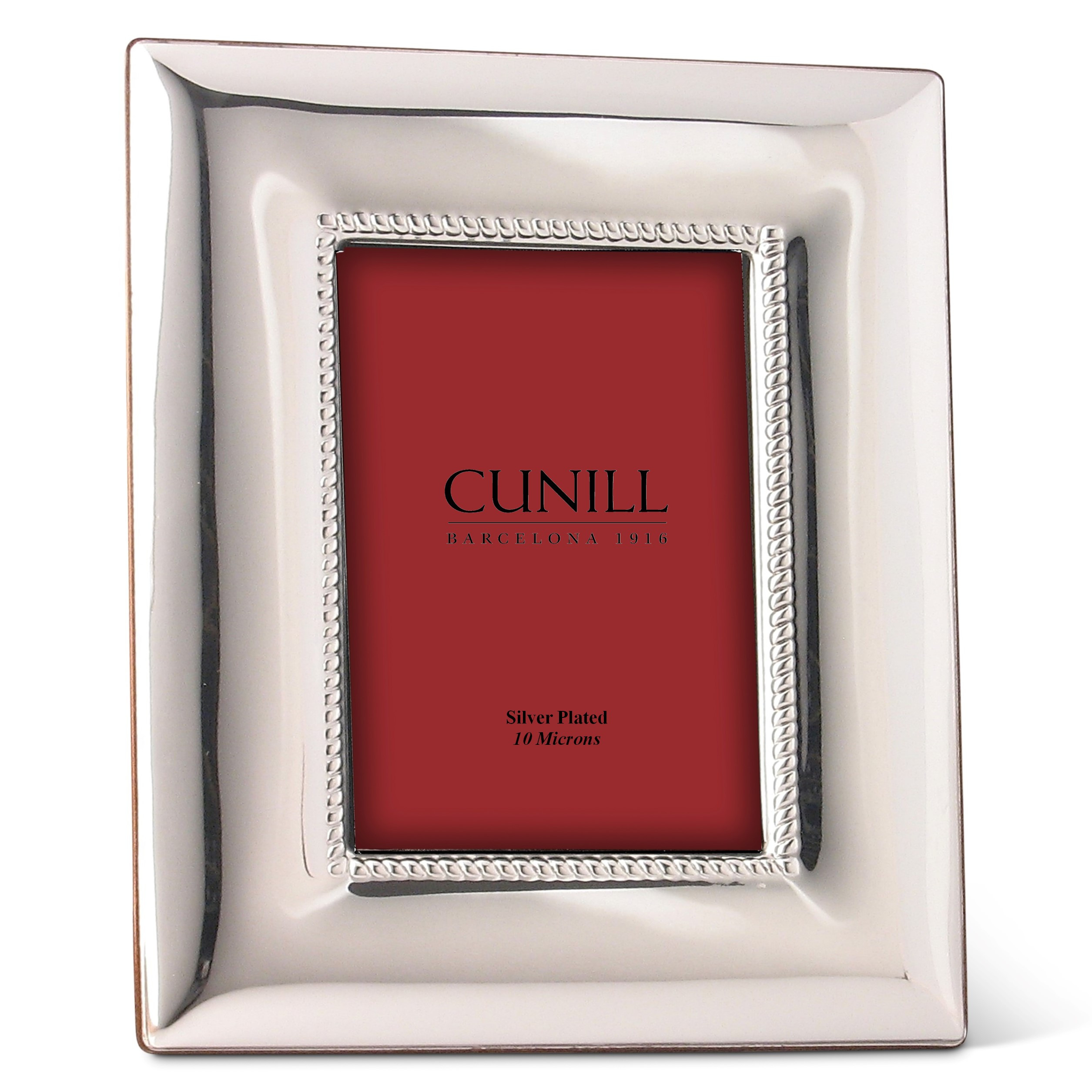 'Rope Narrow' 4x6 Gold Plated Picture Frame - Cunill America, Inc