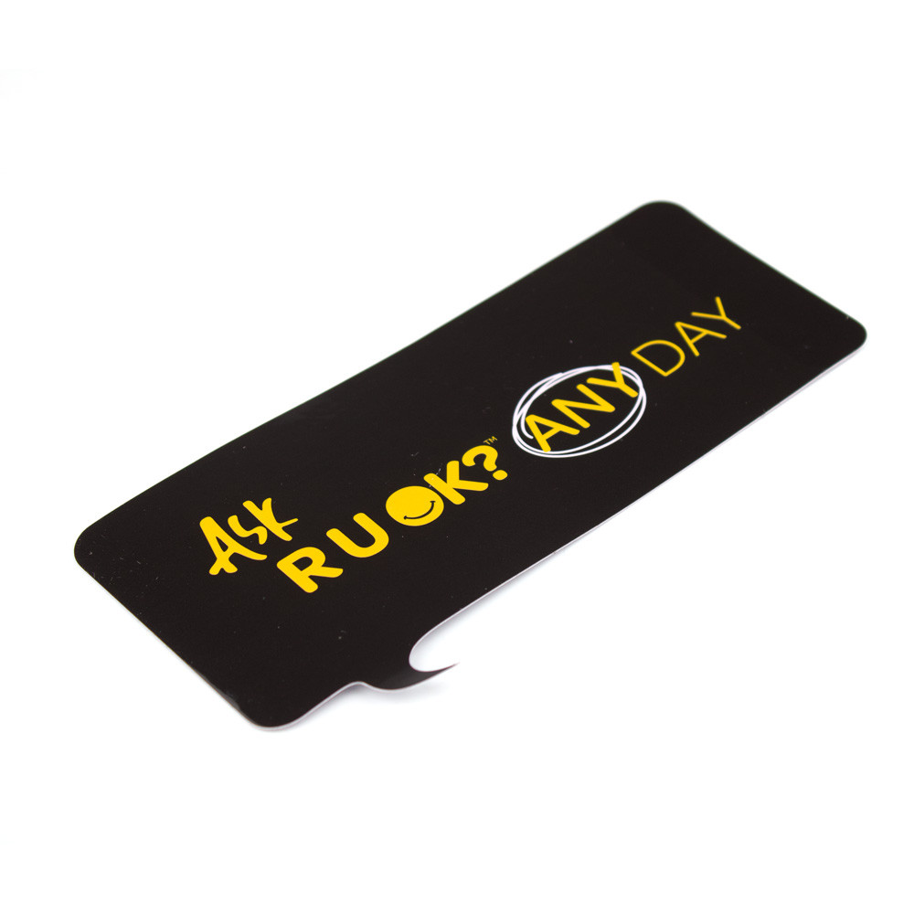 Outdoor Vinyl Sticker (pack of 10) - R U OK? Merchandise
