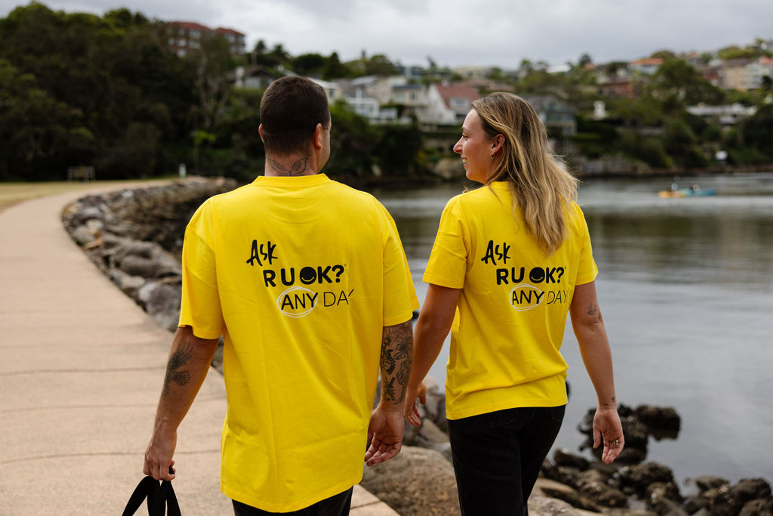 Yellow R U OK? T-Shirt (Unisex) - R U OK? Merchandise