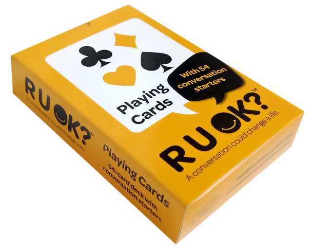 Conversation Starter Sticker (pack of 10) - R U OK? Merchandise