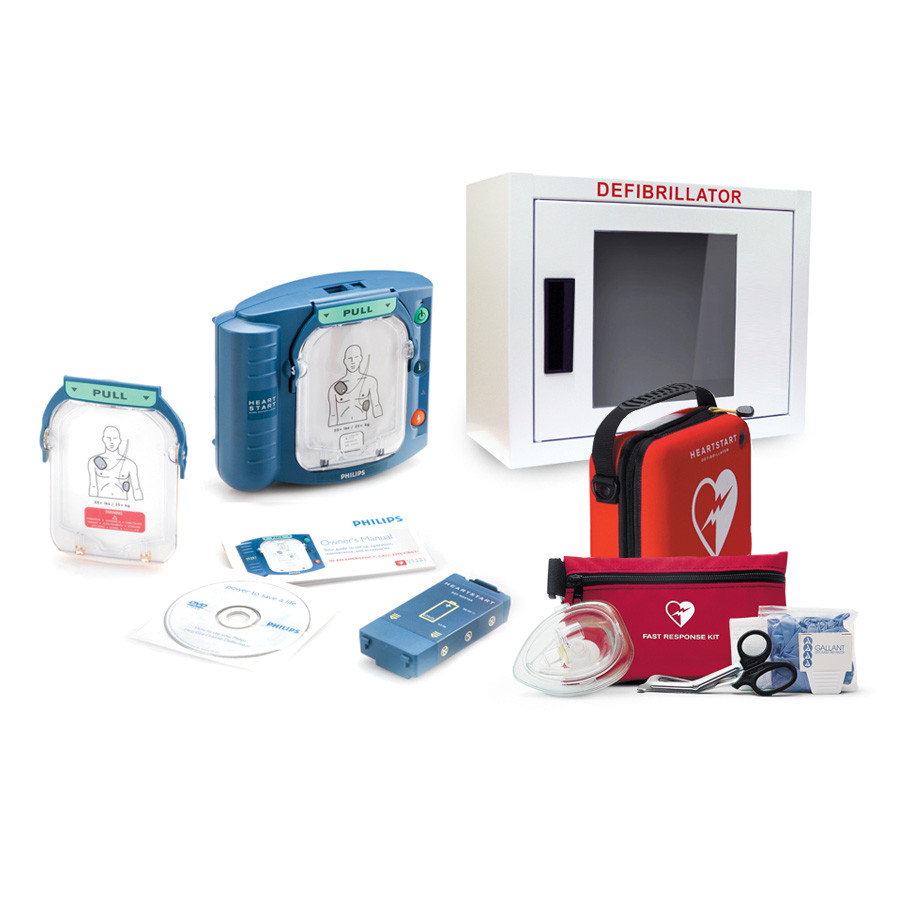 Save Lives with Philips HeartStart AED Defibrillator Kit