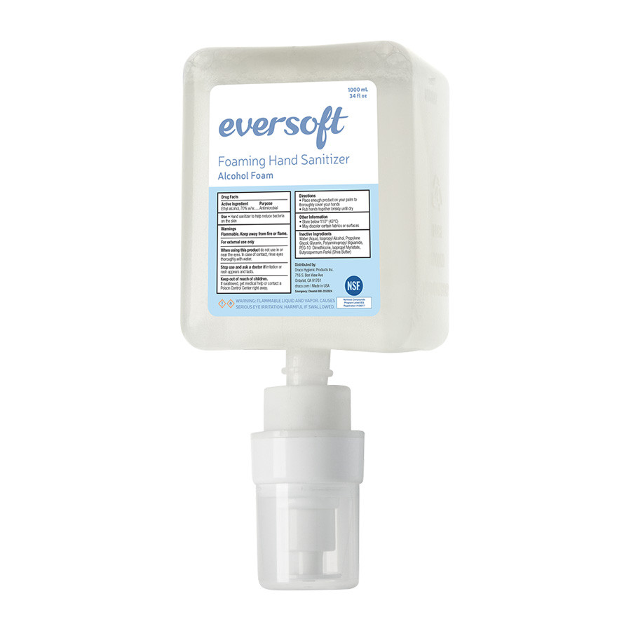 Eversoft Alcohol Foaming Hand Sanitizer Refill | Zogics