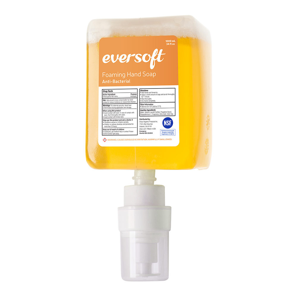 Eversoft Anti-Bacterial Foaming Hand Sanitizer Refill | Zogics