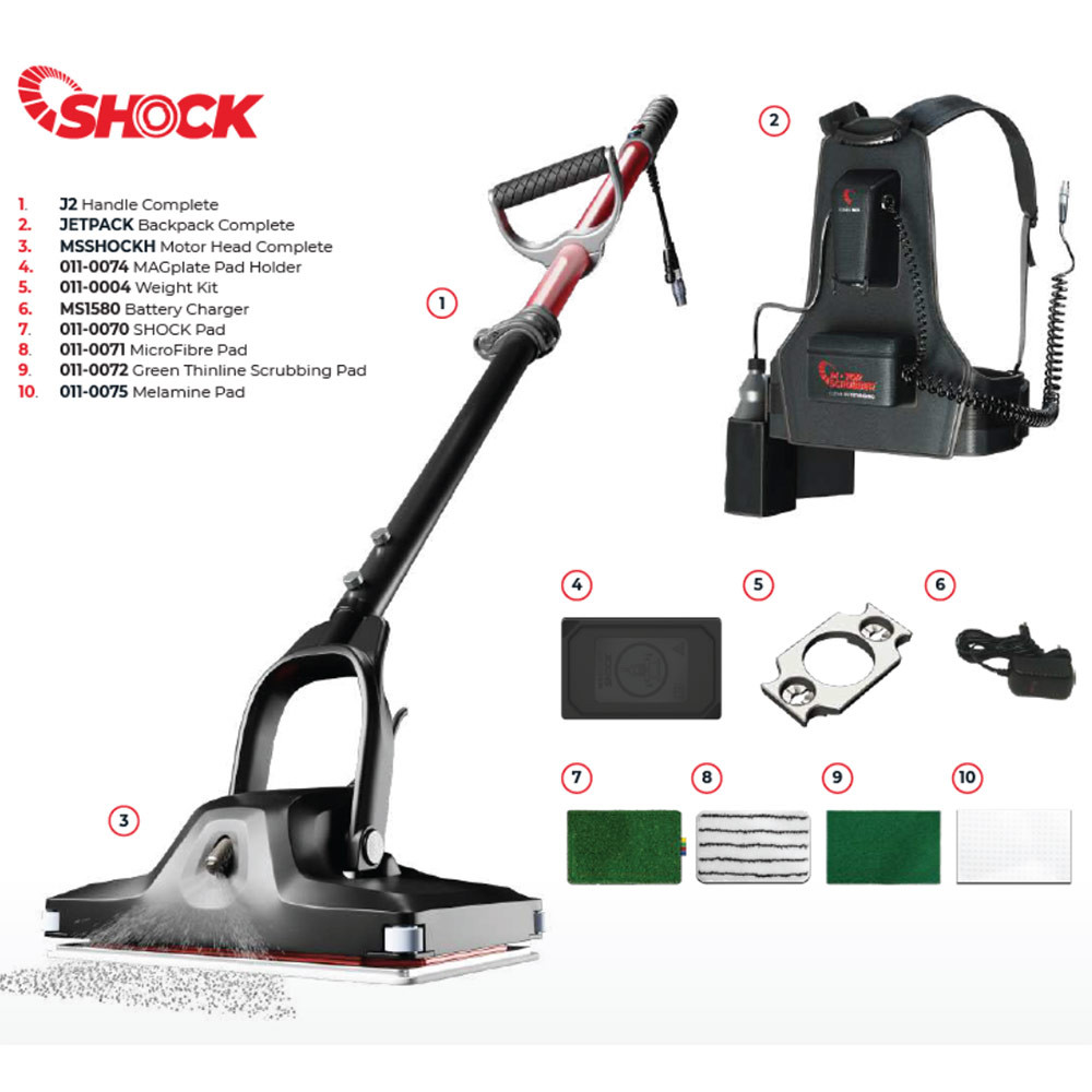 MotorScrubber SHOCK Floor Machine Starter Kit | Powerful & Efficient