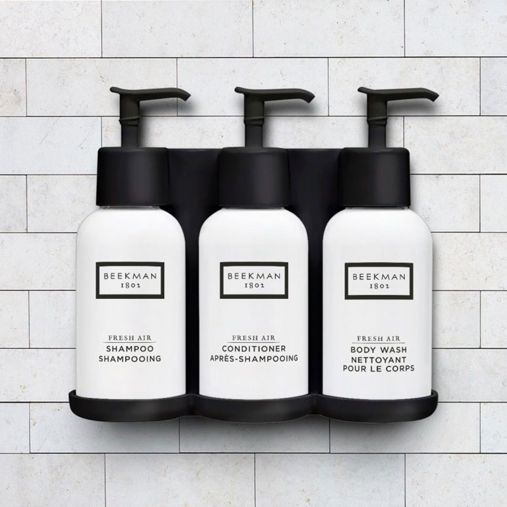 EcoEclipse™: Luxury & Eco-Friendly Shower Dispenser for Hotels & Gyms