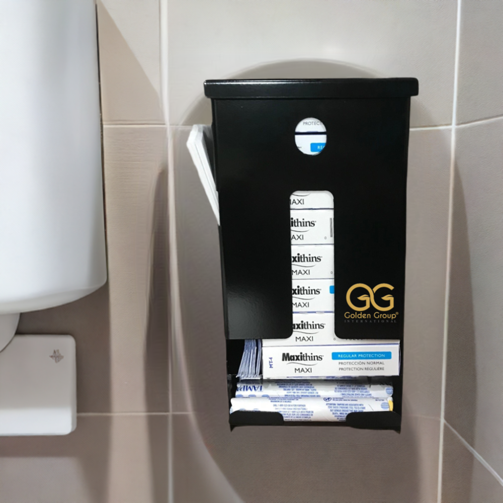 Sleek & Compact Tampon and Sanitary Napkin Dispenser