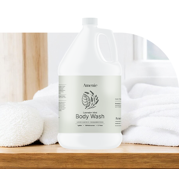 Spa-Grade Body Wash | Amenie 1 Gallon Lavender Mint Body Wash
