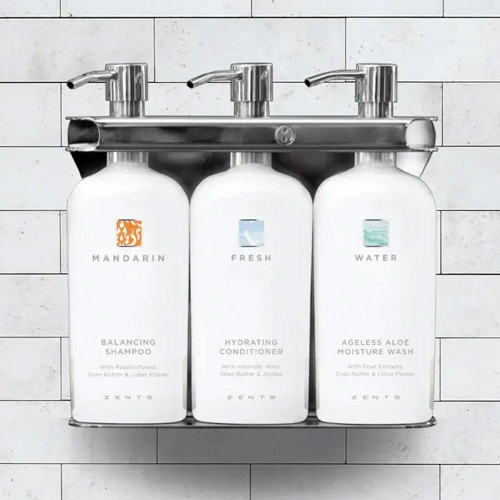 Zents Triple Amenity Station | Premium Bath Dispenser Fixture