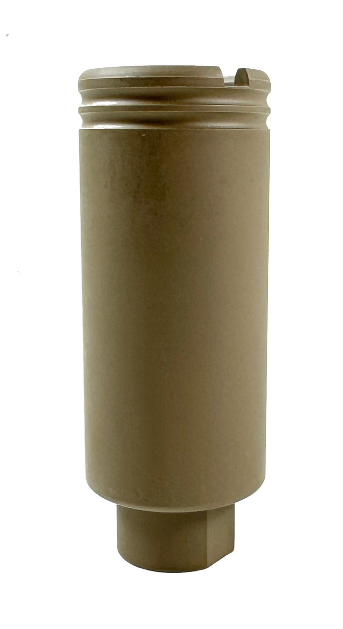 FDE 5.56 1/2-28 Slim Line Flash Can