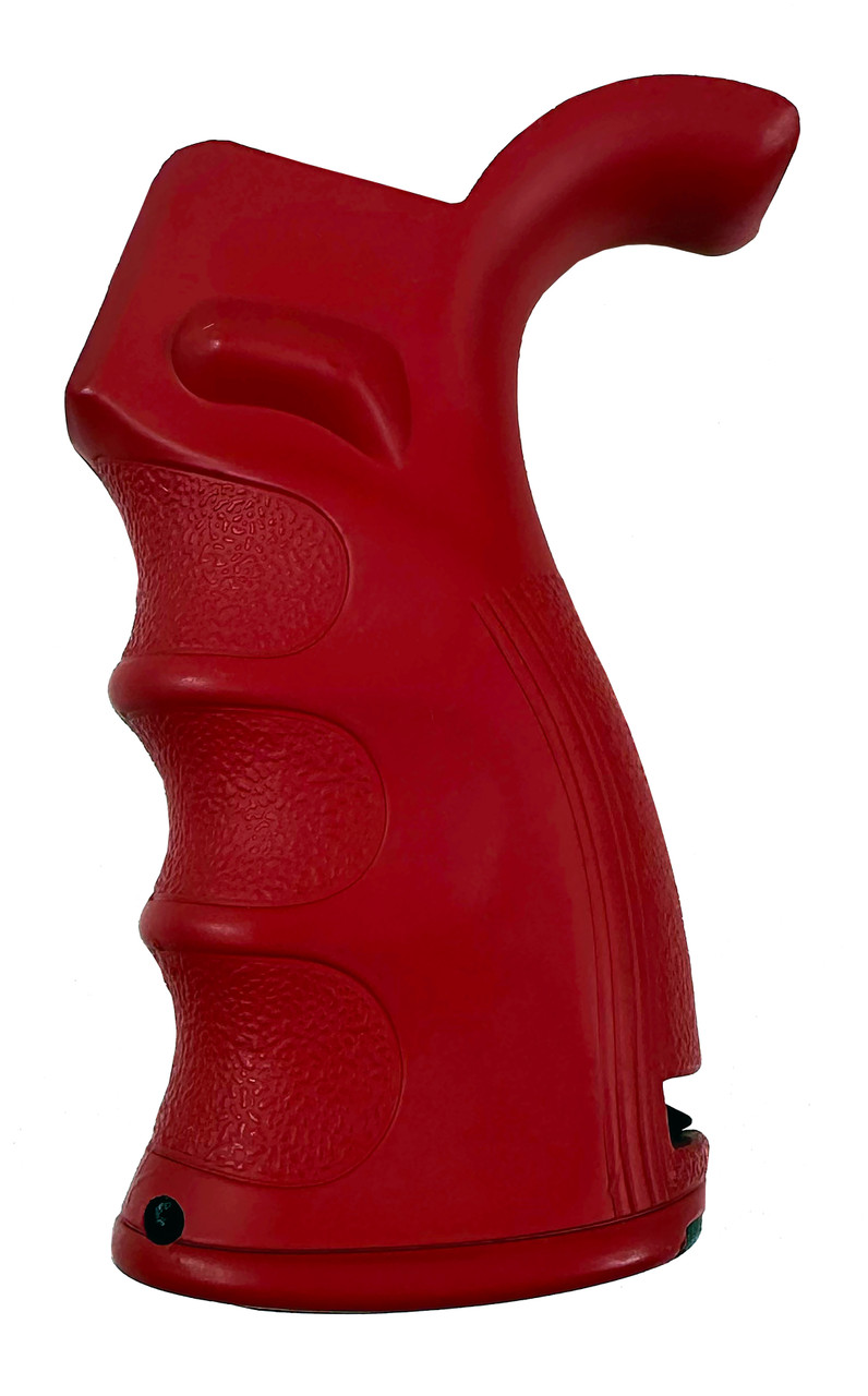 Aggressive Red Pistol Grip