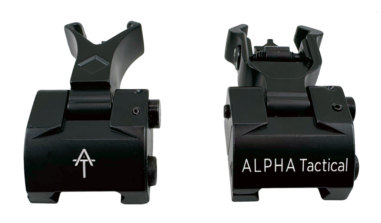 Alpha Tactical Folding Sight Set