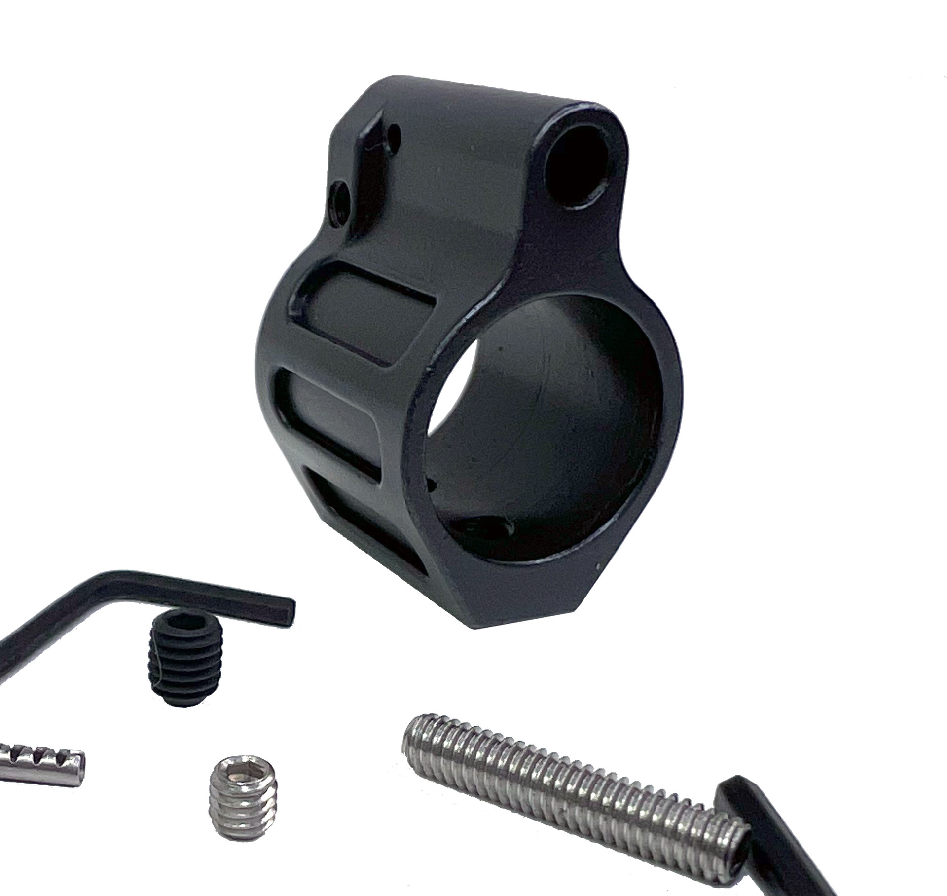 Skeletonized AR15 Gas Block
