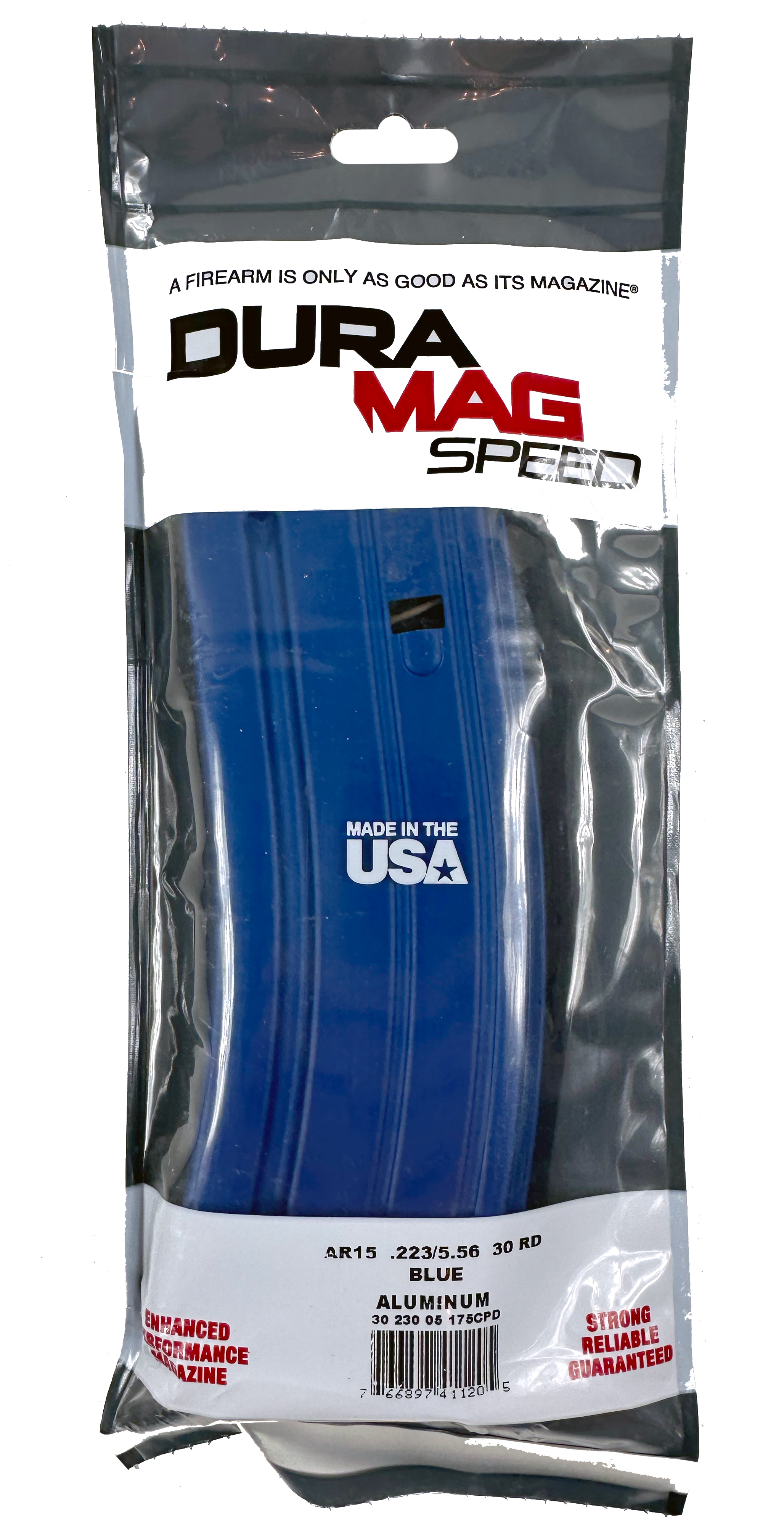 Blue DuraMag CPD Magazine AR15 5.56X45 30RD