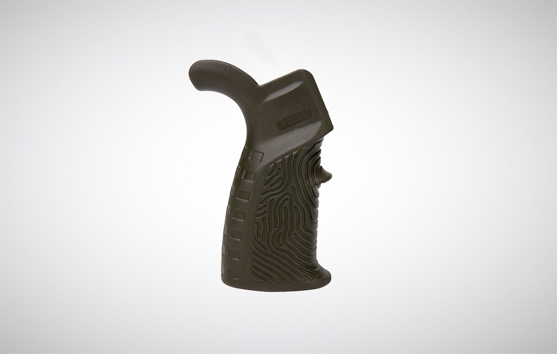 DLG Tactical AR Rubberized Grip with Beaver Tail Fingerprint