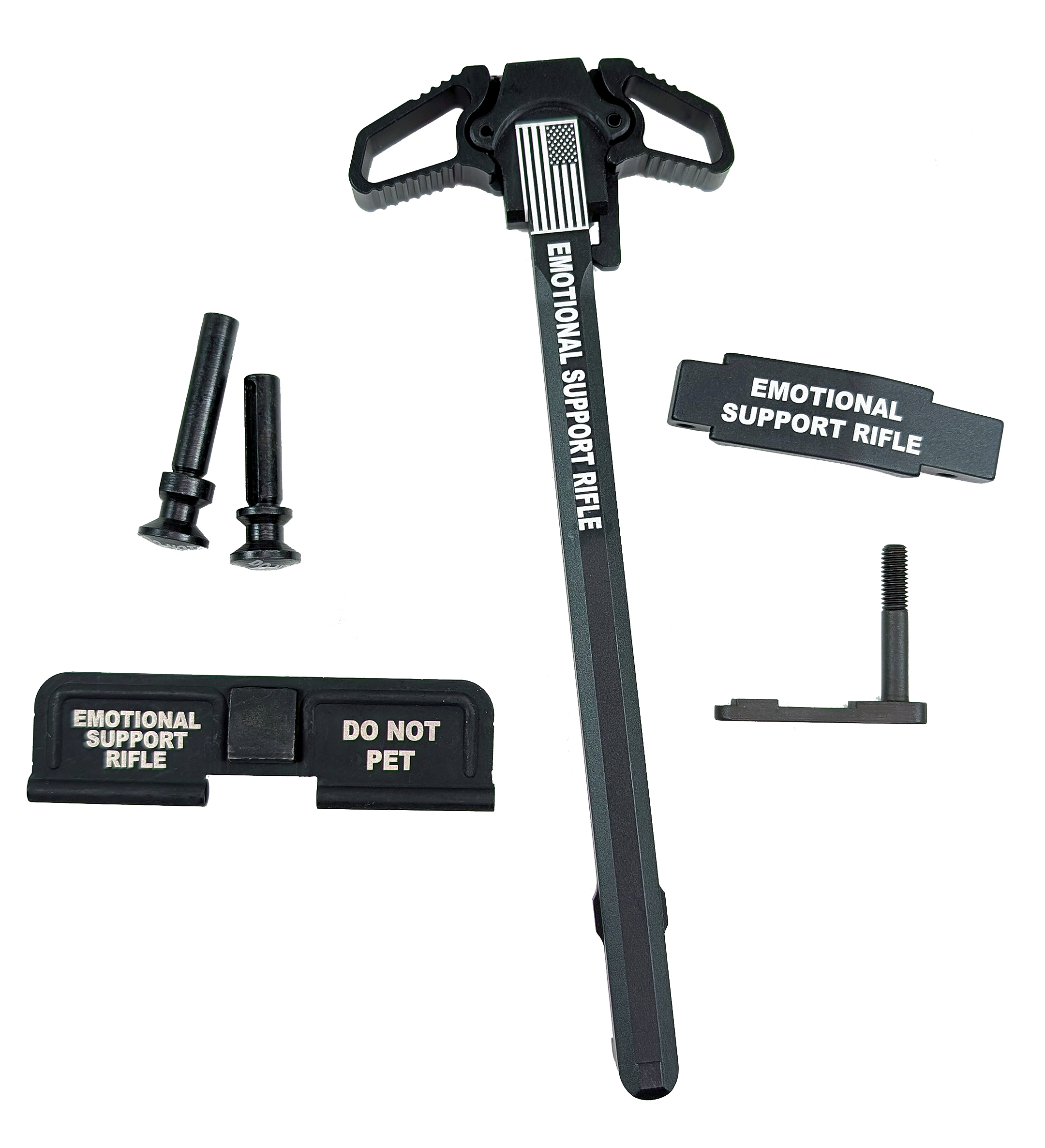 AR15 Engraved "Emotional Support Rifle" Bundle