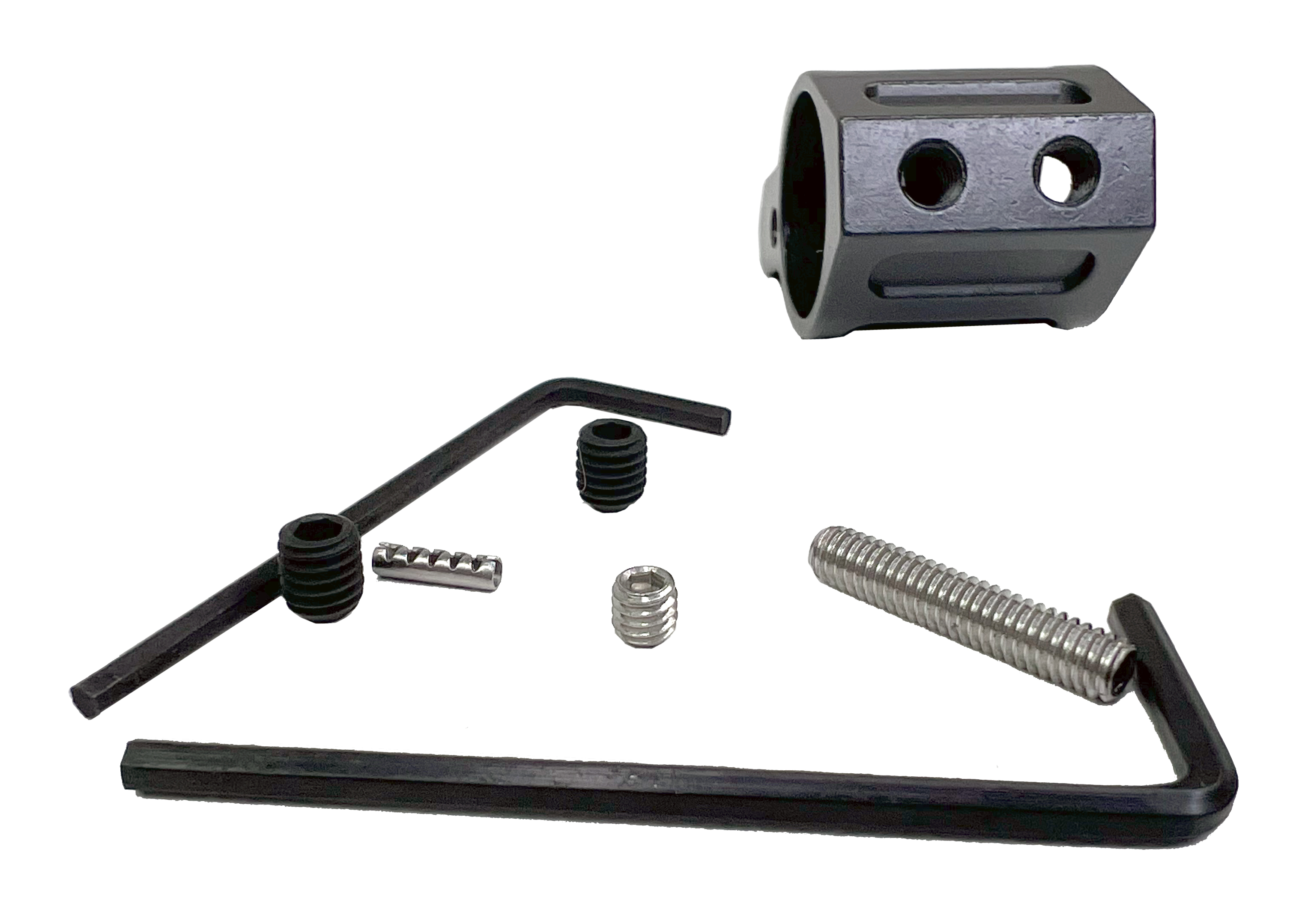 Skeletonized AR15 Gas Block